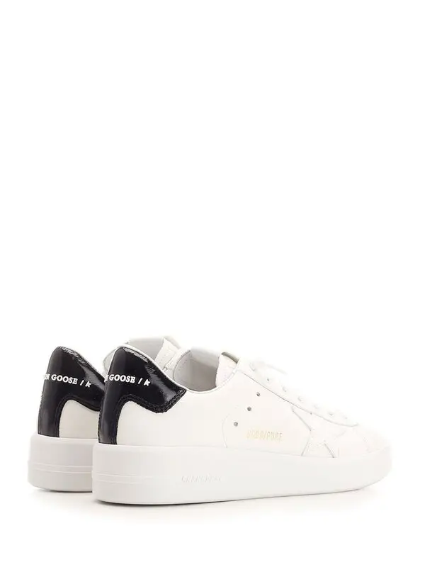 GOLDEN GOOSE Pure Star Leather Sneakers - White