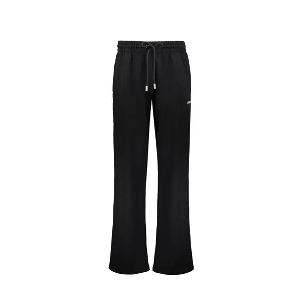 Off-White Cotton Track Pants - Black
