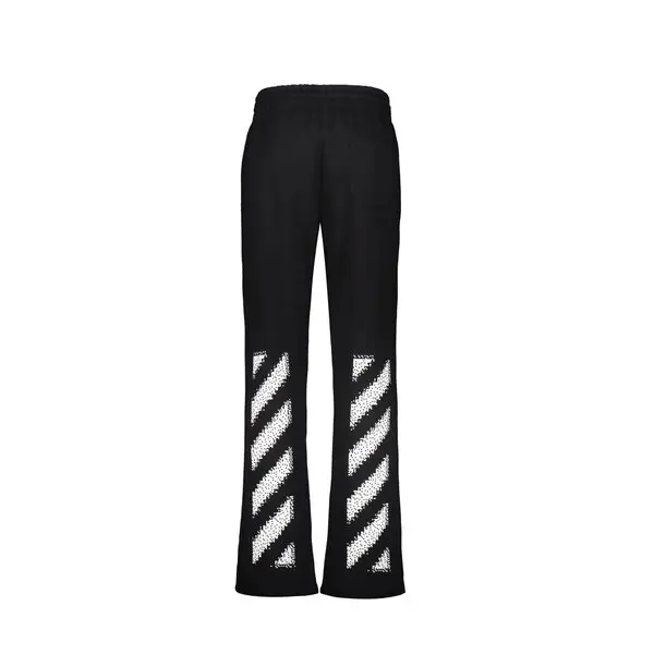 Off-White Cotton Track Pants - Black