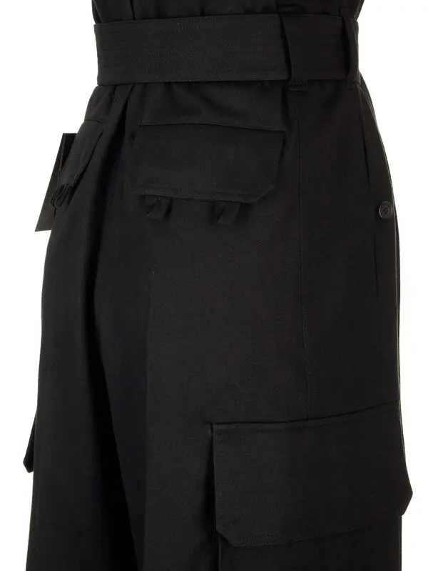 Saint Laurent Cassandre Bustier Jumpsuit - Black