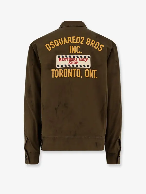 Dsquared2 Cotton Padded Jacket - Multicolor
