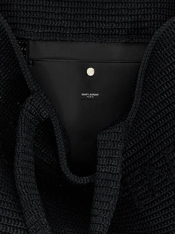 Saint Laurent Raffia Tote Bag