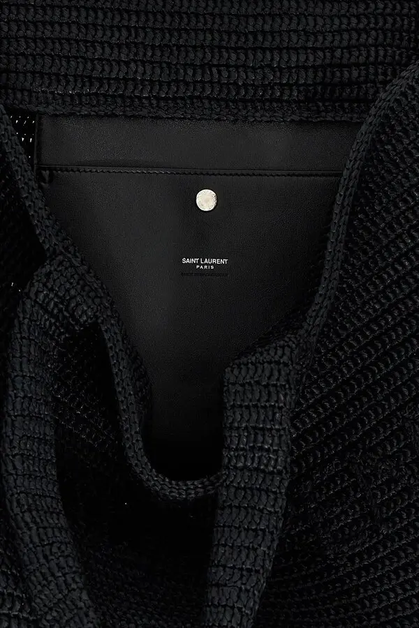 Saint Laurent Raffia Tote Bag