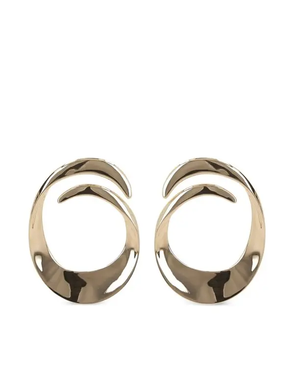 SELF-PORTRAIT Swirl Earrings - Silver