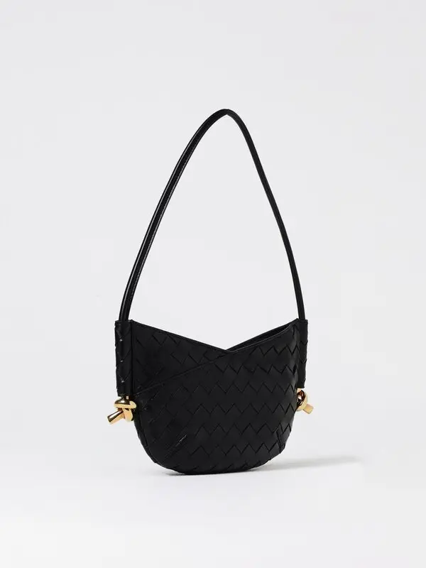 Bottega Veneta Woven Leather Mini Bag - Black