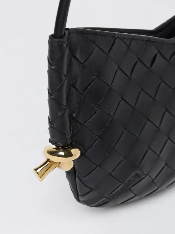 Bottega Veneta Woven Leather Mini Bag - Black