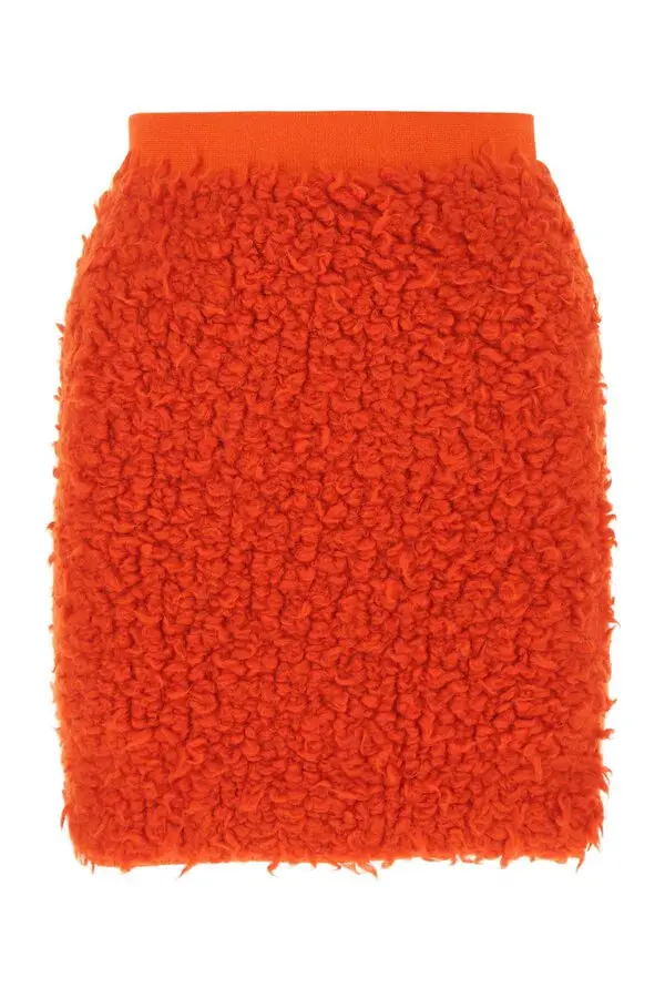 Bottega Veneta Wool Blend Skirt - Red