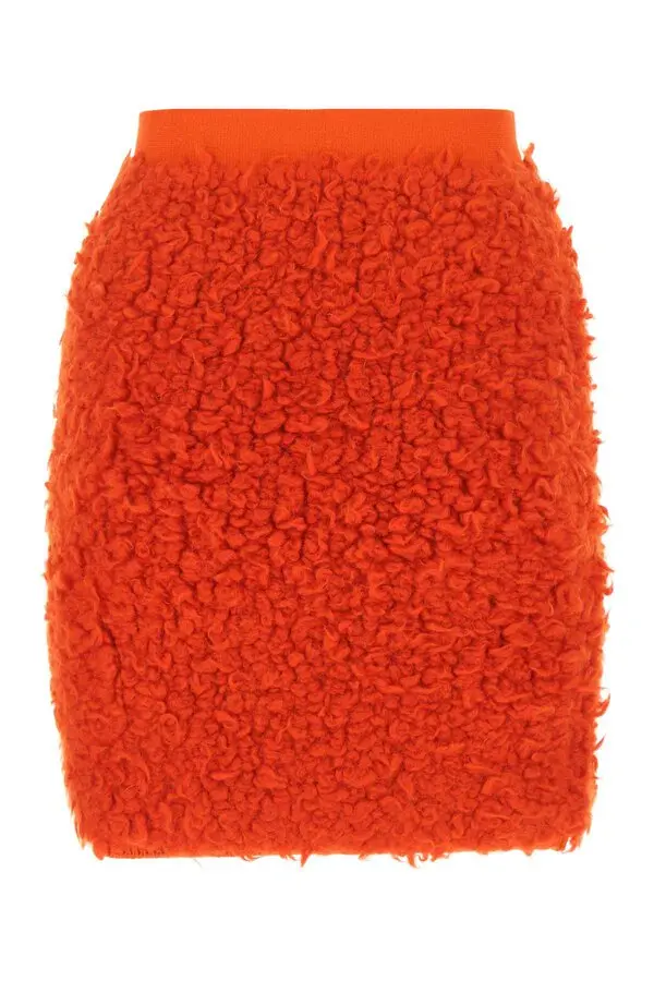 Bottega Veneta Wool Blend Skirt - Red