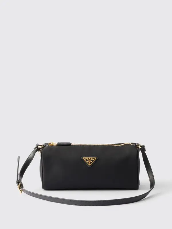 Prada Recycled Polyamide And Leather Mini Bag