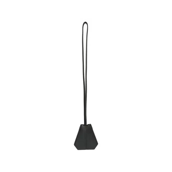 MAISON MARGIELA Textured Geometric Keyring - Black