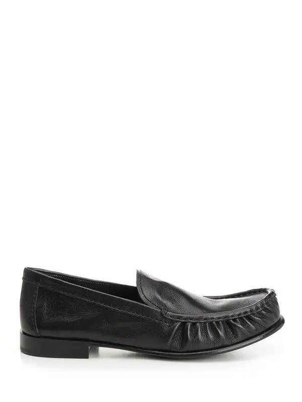 Miu Miu Buffalo Leather Moccasins
