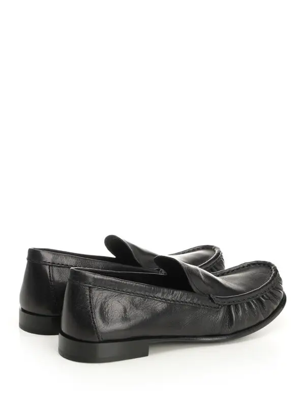 Miu Miu Buffalo Leather Moccasins
