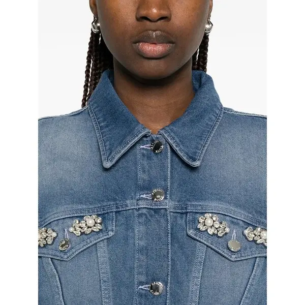 Simone Rocha Embellished Denim Jacket