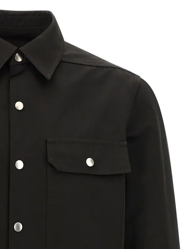 Rick Owens Outershirt' Shirt - Black