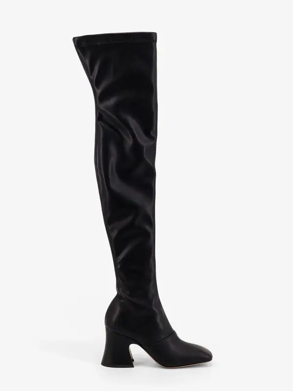 Chloé Janis Over The Knee Leather Boots - Black