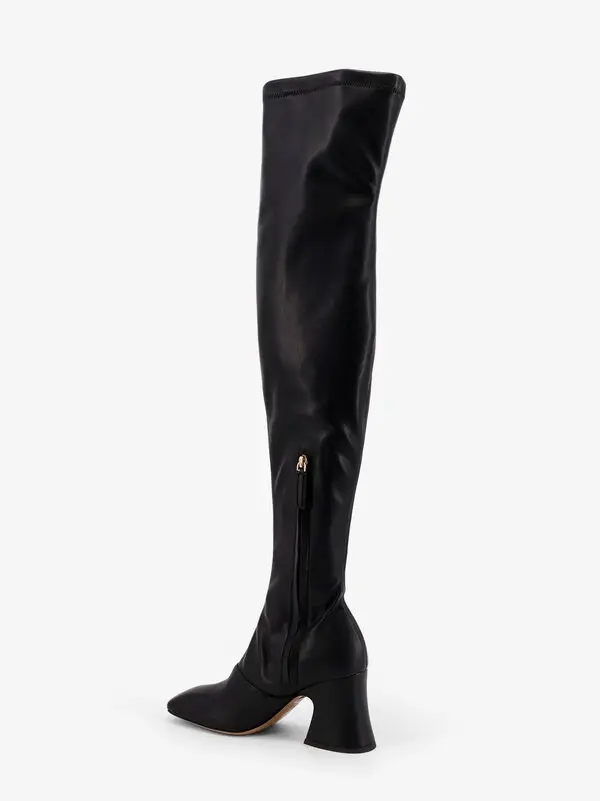 Chloé Janis Over The Knee Leather Boots - Black