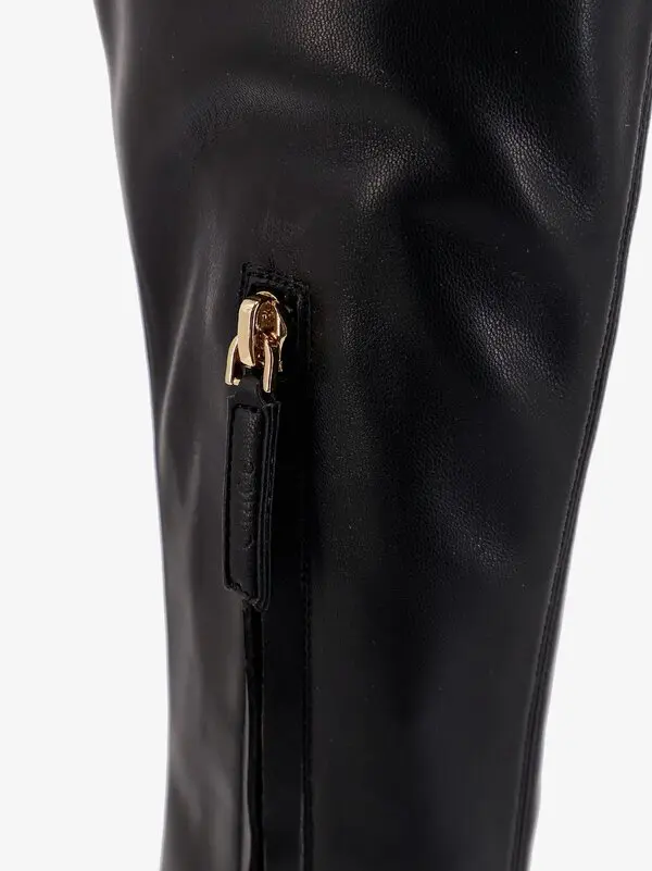 Chloé Janis Over The Knee Leather Boots - Black