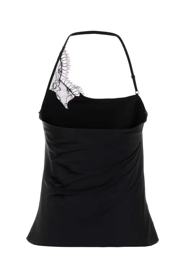 COURREGES Stretch Satin Top