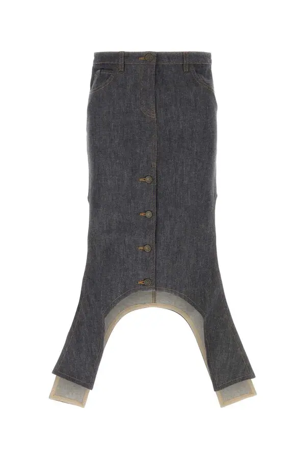 COURREGES Denim Skirt