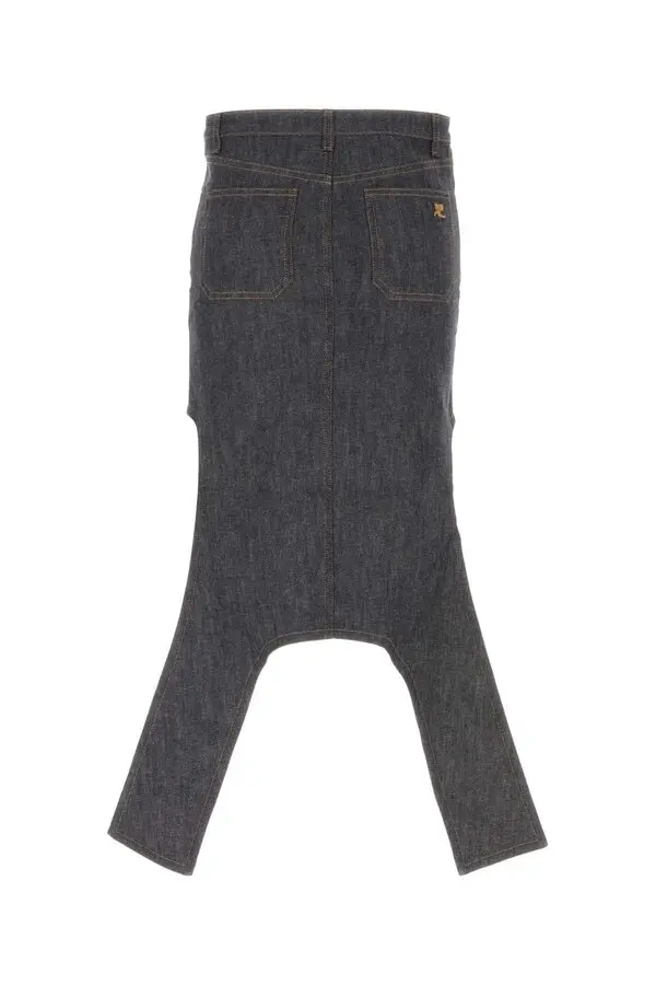 COURREGES Denim Skirt