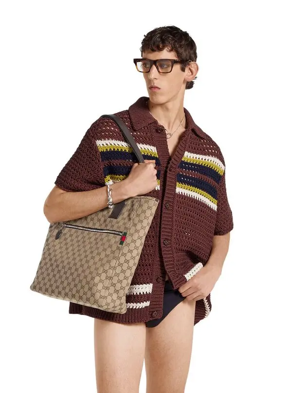 Gucci Gg Canvas Tote Bag - Multicolor