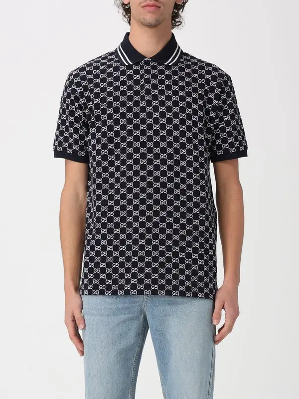 Gucci Polo Shirt Navy - Blue