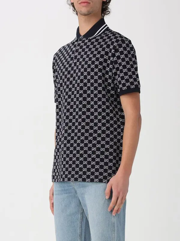 Gucci Polo Shirt Navy - Blue