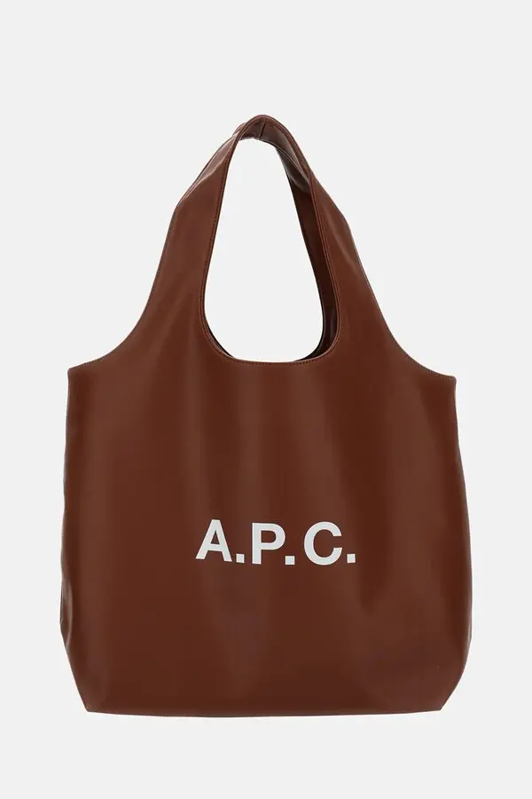 A.p.c. Ninon Tote Bag With Contrasting Logo - Multicolor
