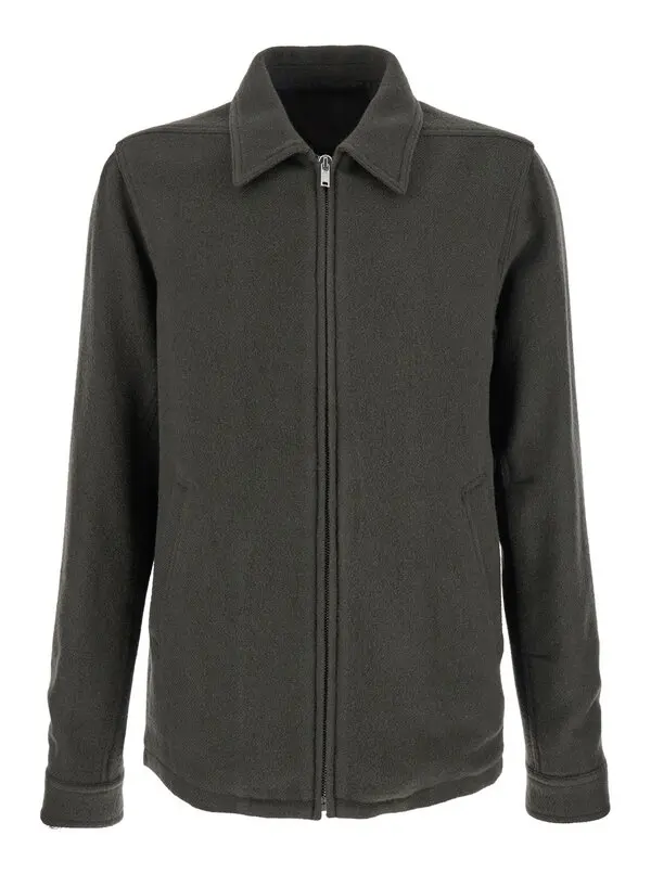 Rick Owens Wool Zip-up Jacket - Multicolor