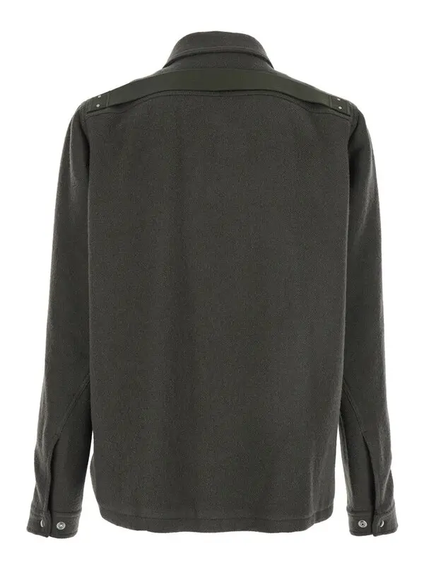 Rick Owens Wool Zip-up Jacket - Multicolor