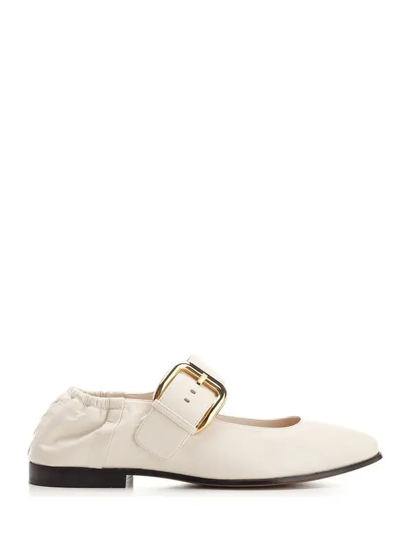 Bottega Veneta Astaire Mary Jane Ballerinas - White