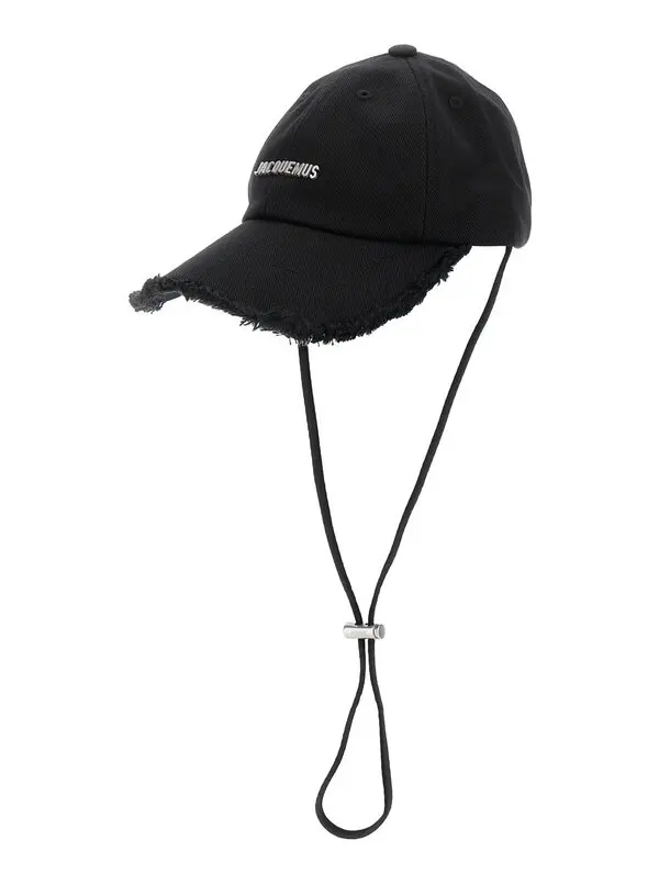 Jacquemus Le Casquette Artichaut Baseball Cap - Black