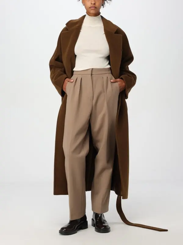 Max Mara Leather Coat - Brown