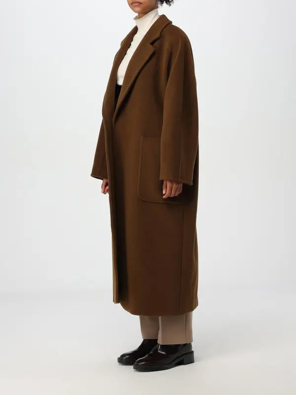 Max Mara Leather Coat - Brown