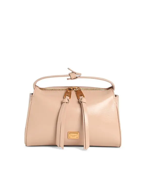 Dolce & Gabbana Vittoria Leather Handbag - Cream
