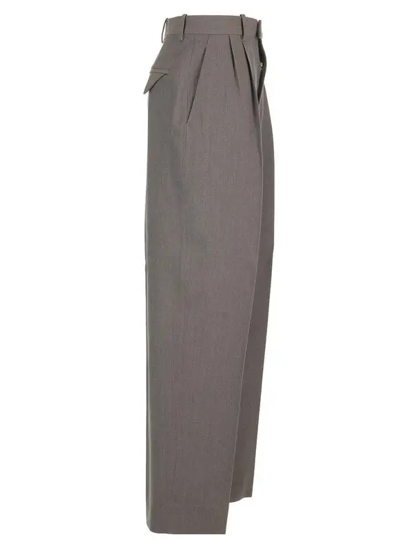 Bottega Veneta Stretch Wool Tricotine Trousers