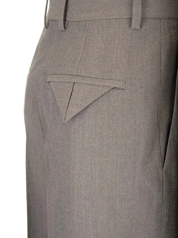 Bottega Veneta Stretch Wool Tricotine Trousers