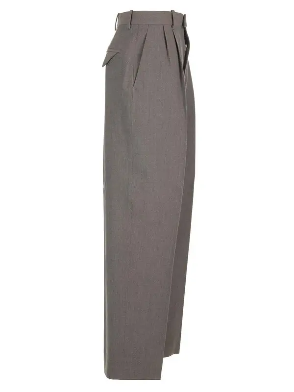 Bottega Veneta Stretch Wool Tricotine Trousers
