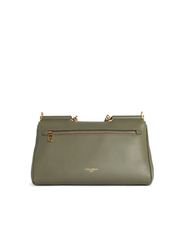 Dolce & Gabbana My Sicily" Medium Leather Handbag