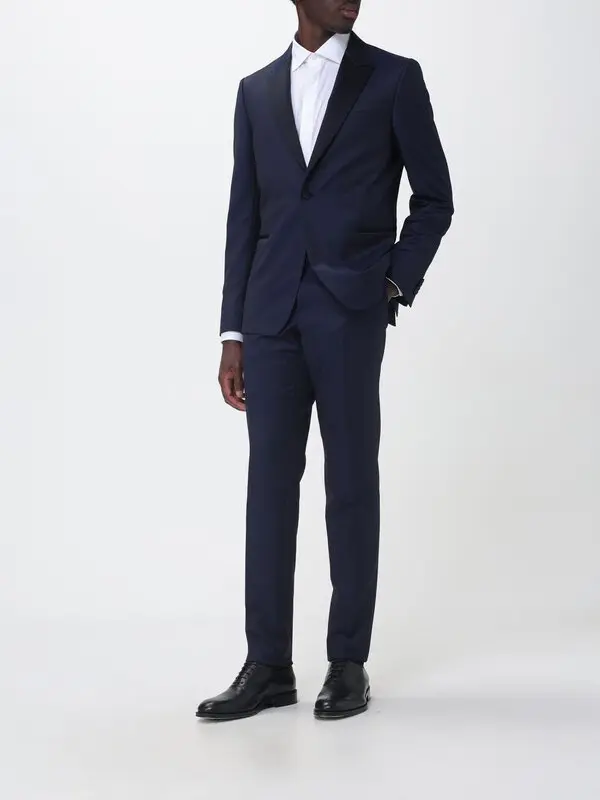 Zegna Suit Navy - Blue