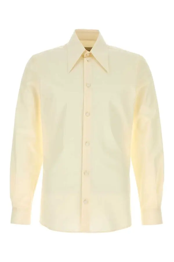 Valentino Garavani Cream Poplin Shirt - Yellow
