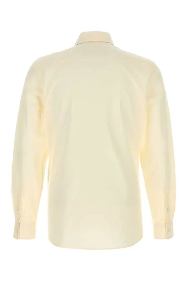 Valentino Garavani Cream Poplin Shirt - Yellow