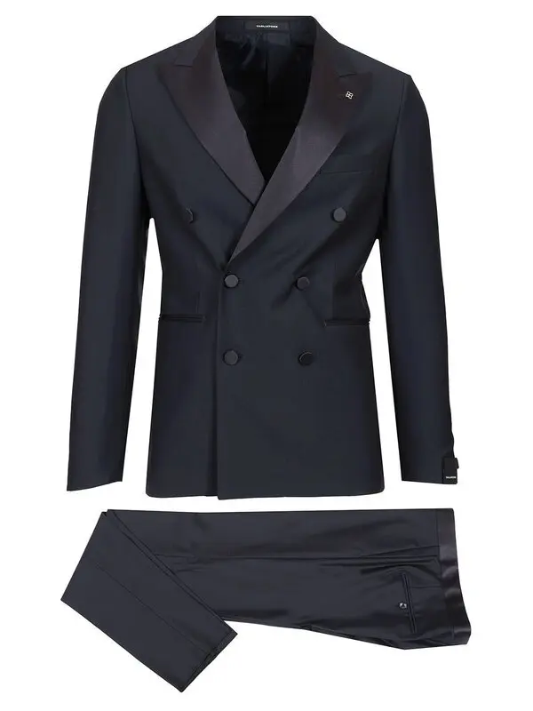 Tagliatore Bruce Tuxedo In Super 130s Wool - Blue