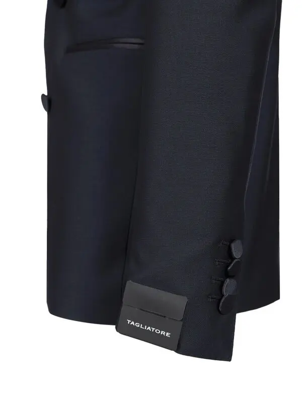 Tagliatore Bruce Tuxedo In Super 130s Wool - Blue