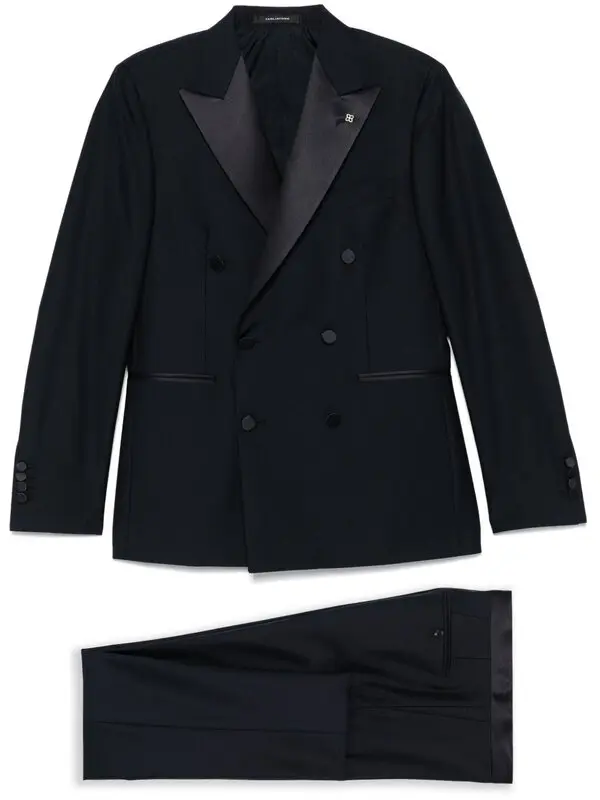 Tagliatore Bruce Tuxedo In Super 130s Wool - Blue