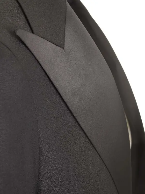 Tagliatore Tuxedo With Peak Lapels - Black