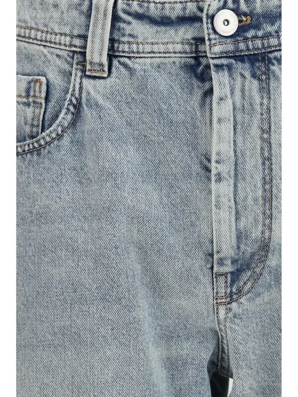 Brunello Cucinelli Straight Leg Jeans - Blue