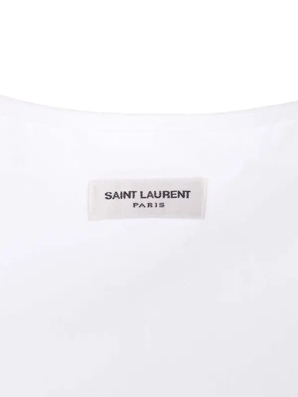 Saint Laurent Henley Tank Top