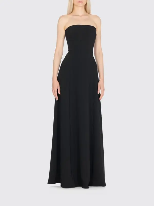 Solace London Strapless Gown - Black