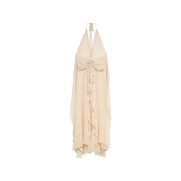 Blumarine Sleeveless Halter Neck Evening Dress